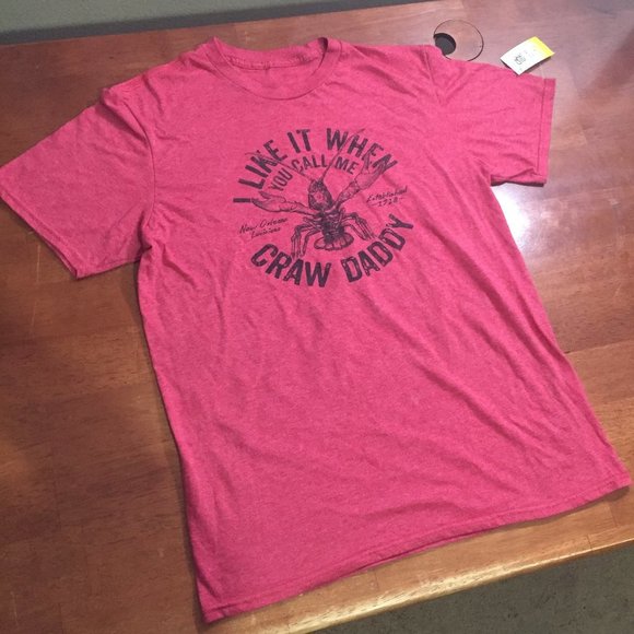 Shirts | Craw Daddy Red Tee | Poshmark